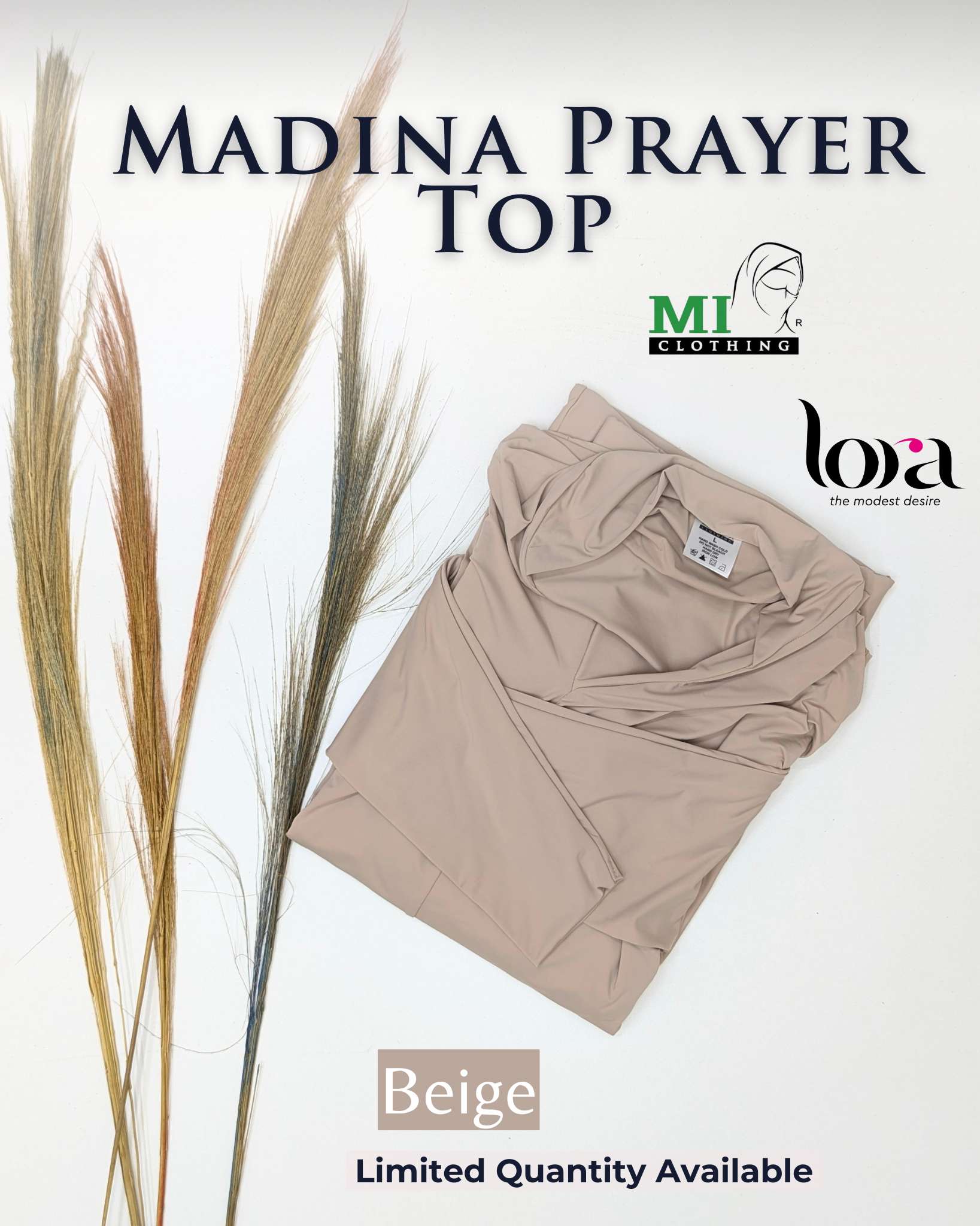 Madina Prayer Top Plain Color 1 XL | lora.lk